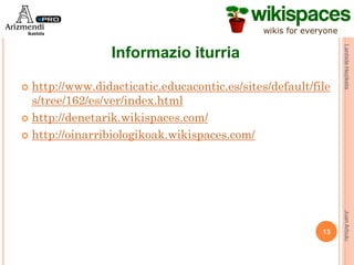 Wikispaces aurkezpena | PDF