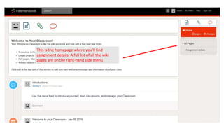 Wikispaces getting started | PPTX | Internet for Beginners | Internet