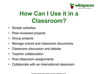 Wikispaces in education edla615 | PPT