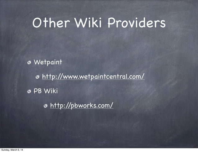 MRA Wikispaces Presentation | PPT