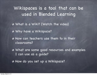 MRA Wikispaces Presentation | PPT