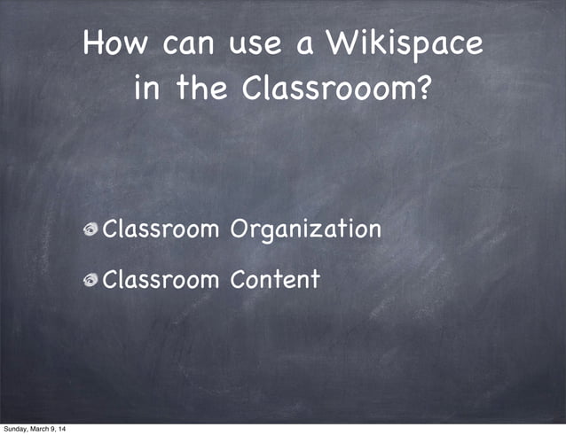 MRA Wikispaces Presentation | PPT