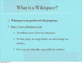 Wikispaces MRA 2014 | PDF