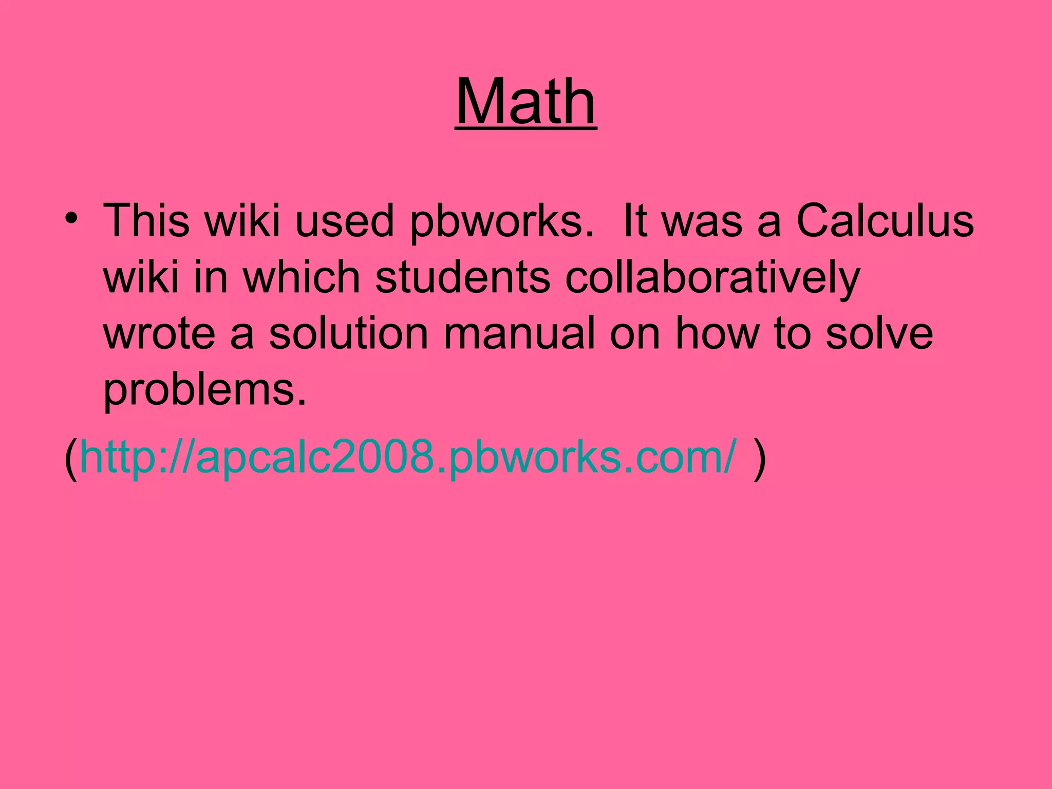 Wikis powerpoint | PPT | Free Download