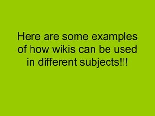 Wikis powerpoint | PPT