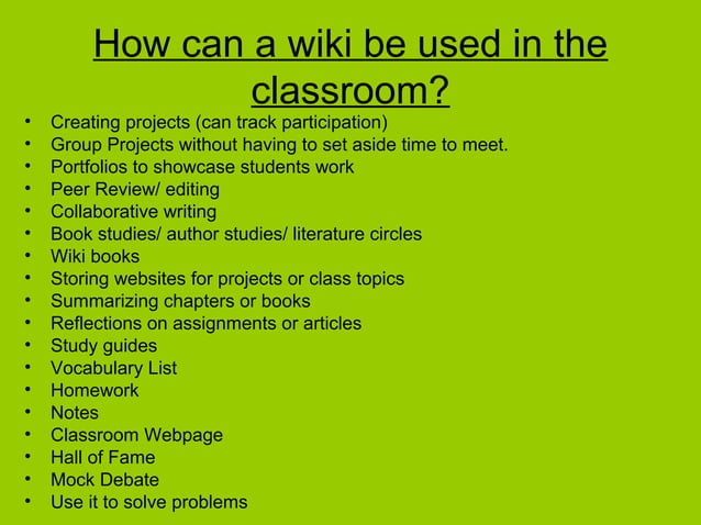 Wikis powerpoint | PPT