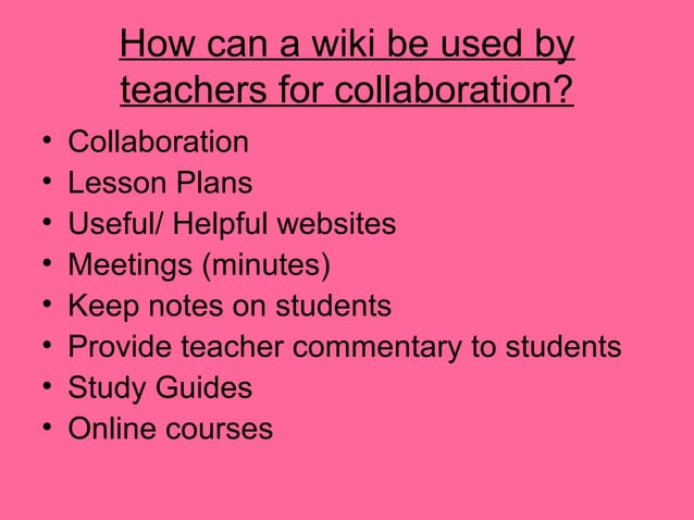 Wikis powerpoint | PPT