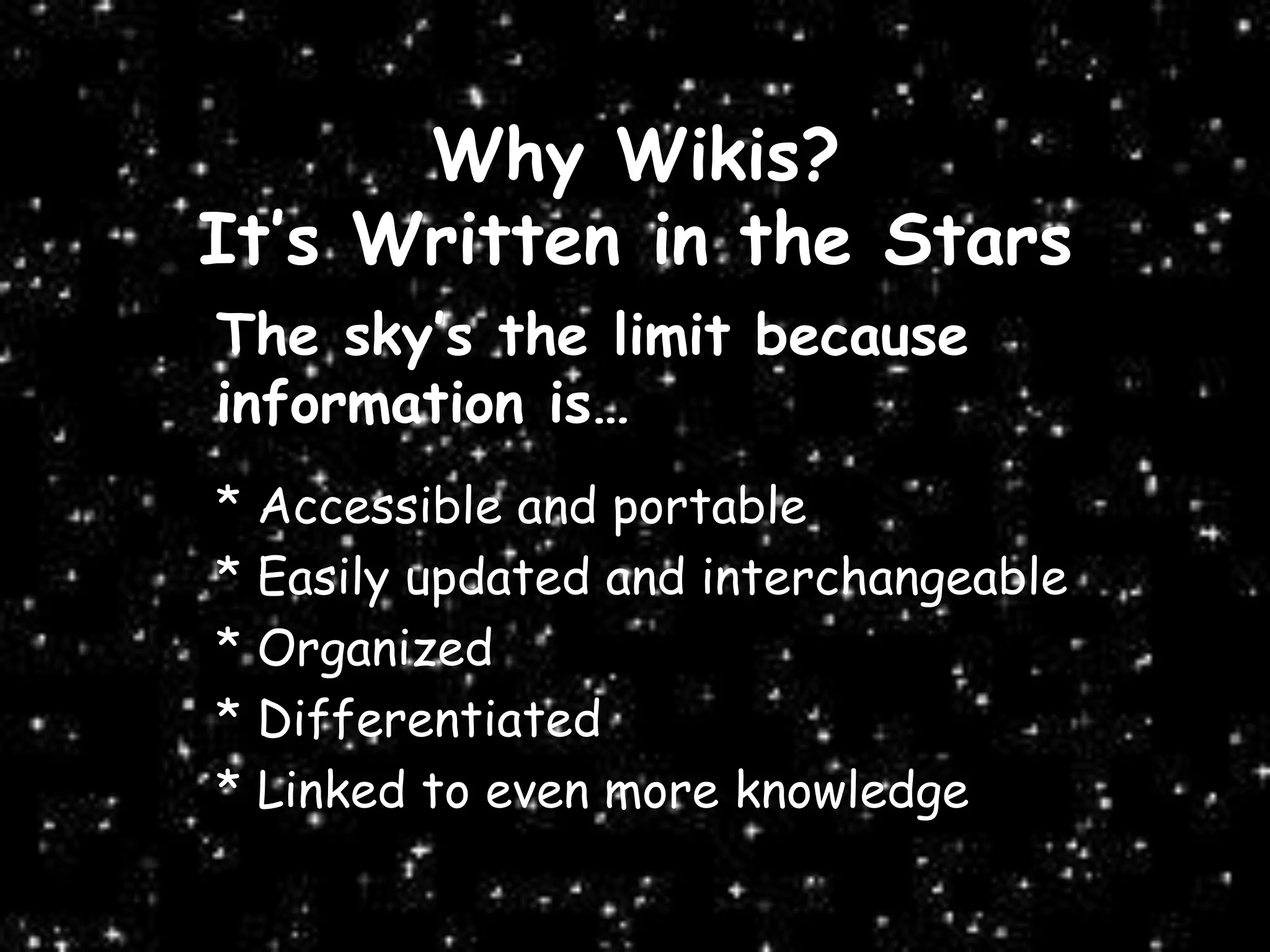 Wikis presentation | PPT