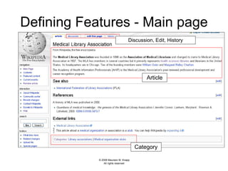 Using wikis in library liaison work: overview & trends | PPT