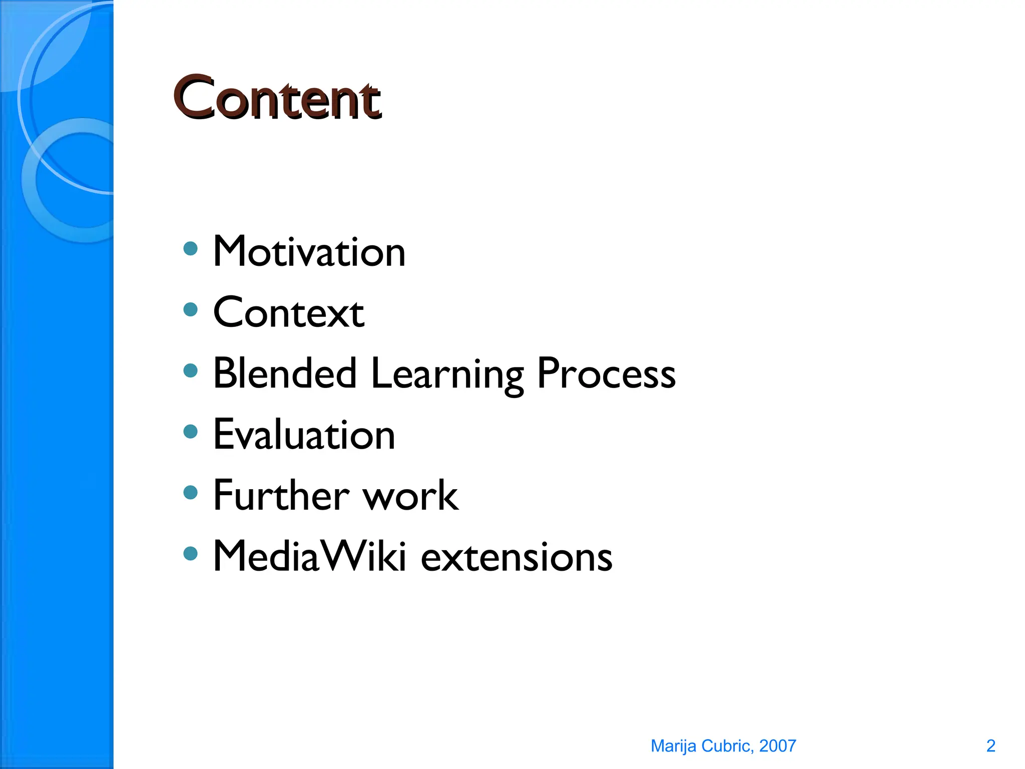 WikiSym presentation: Wiki Framework For Bl Ppt2003 V3 | PPT