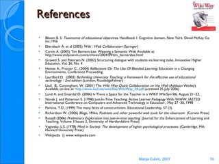 WikiSym presentation: Wiki Framework For Bl Ppt2003 V3 | PPT
