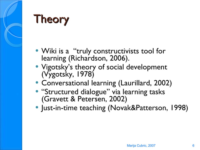 WikiSym presentation: Wiki Framework For Bl Ppt2003 V3 | PPT