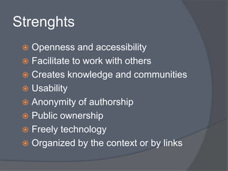 Wiki SWOT Analysis | PPTX
