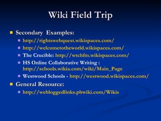 Wiki Training | PPT