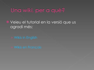Wiki tutorial | PPT