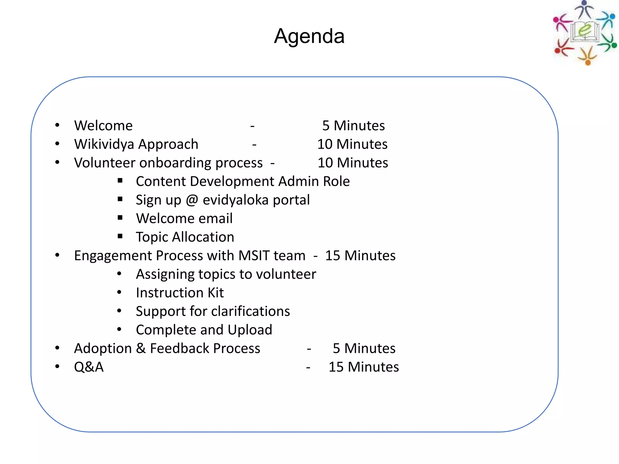 Wikividya content development framework | PPTX
