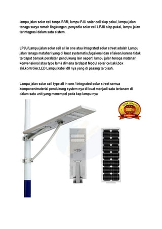 Lampu PJU SNI | PDF