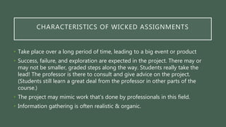 Getting wicked in the classroom (updated) - Evans & Sobel | PPT