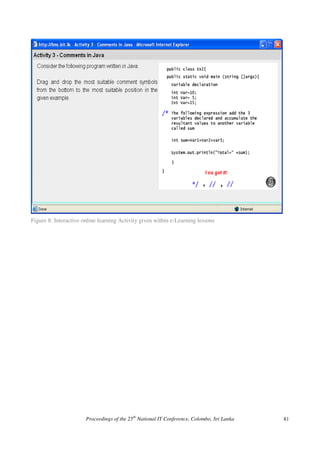 Asia eBIT @ UCSC: Implementing the paradigm shift from Teaching to Learning through e-learning ...