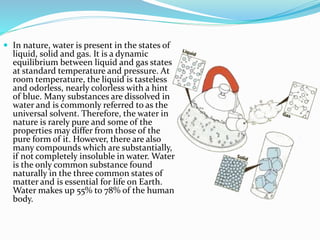 Chemical composition of water by Group 2 | PPTX