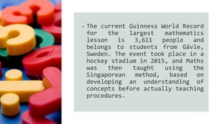 Mathematical records by group 5 | PPT