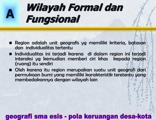 WILAYAH - KONSEP WILAYAH dan perwilayahan | PDF
