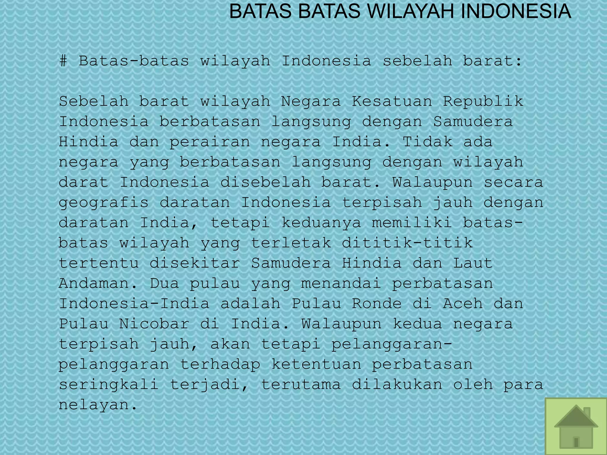 Batas Negara Indonesia | PPTX