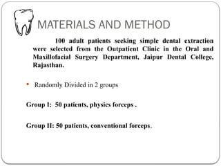 Wilckodontics the art of atraumatic extraction of tooth | PPT
