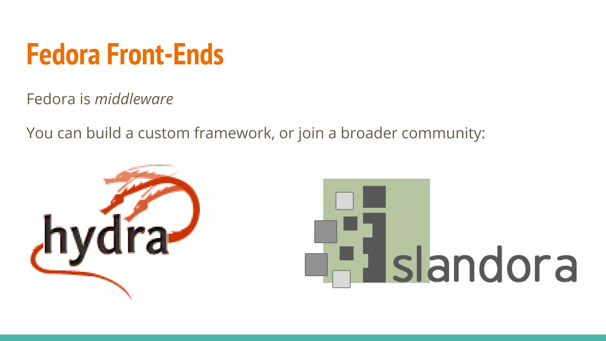 Wilcox - Open Source Repositories and the Future of Fedora | PDF