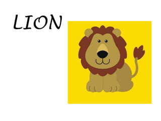 Wild animals for kids | PPTX