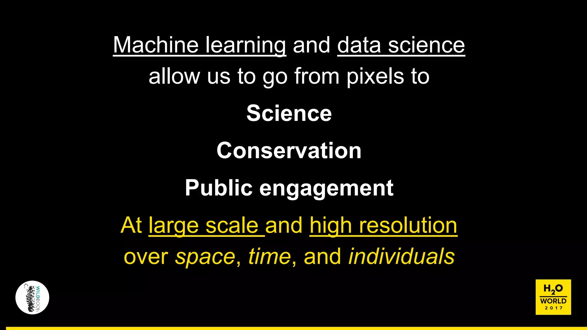 Crowdsourcing, computer vision, and data science for conservation ...