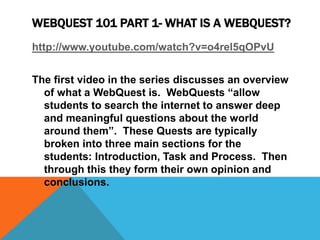 WebQuest Review | PPT