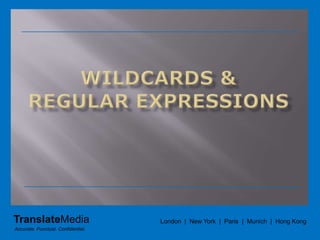 Wildcards | PPTX | Technology & Computing