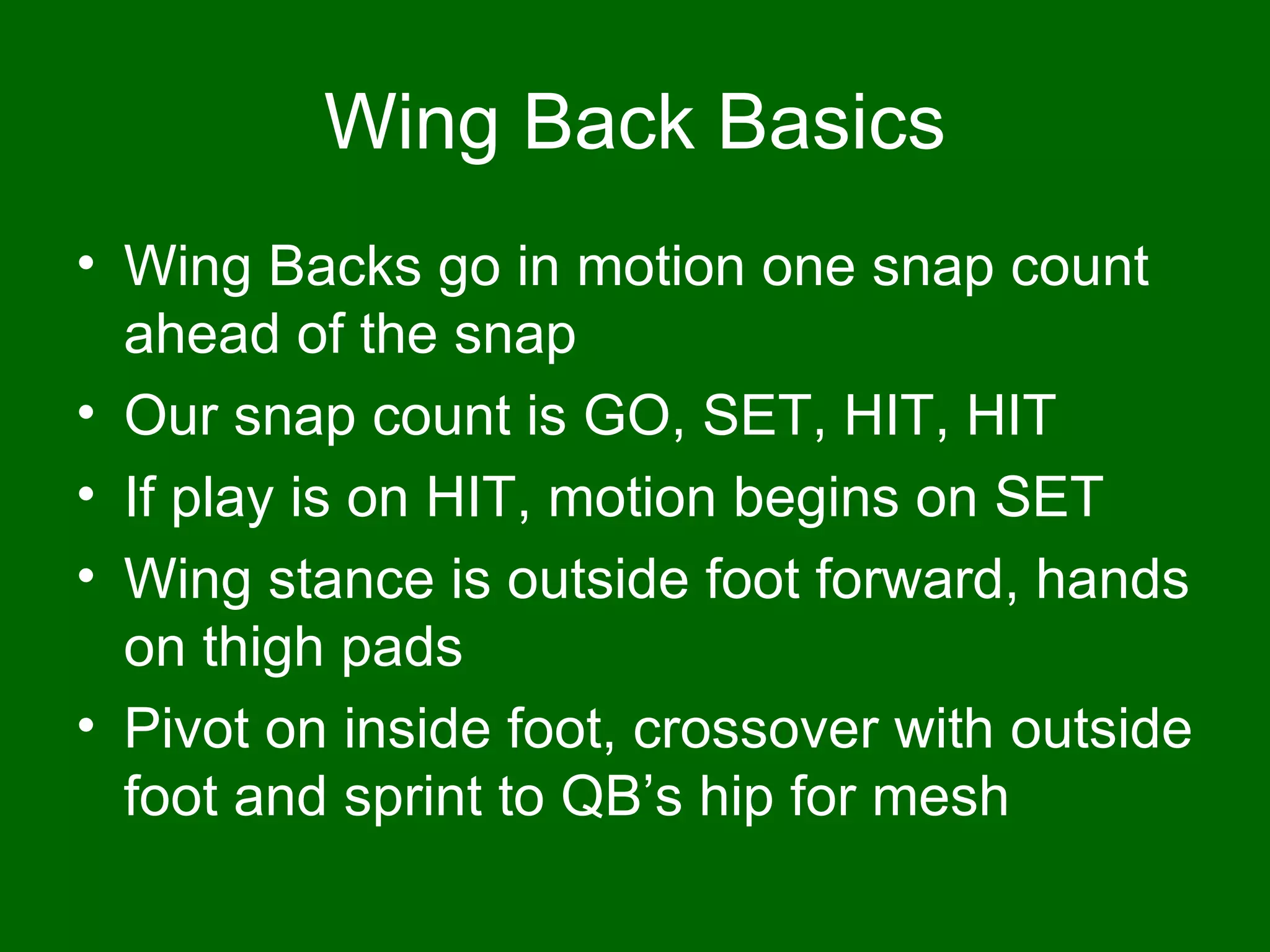 Wildcat Spin Offense Odd Front Defense | PPT