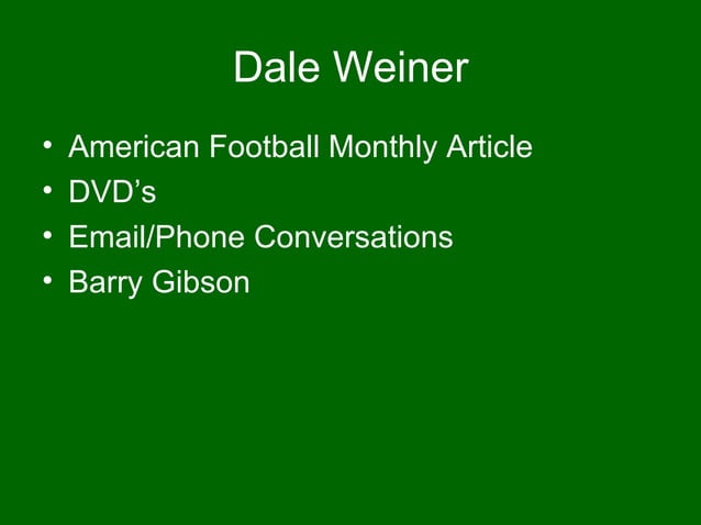 Wildcat Spin Offense Odd Front Defense | PPT