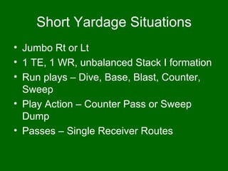 Wildcat Spin Offense Situational Offense | PPT | American Football | Sports