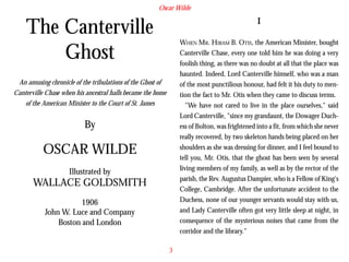 Wilde canterville-ghost | PPT