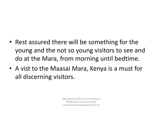 Wildebeest migration in the mara | PPTX | Africa Travel | Travel Locations