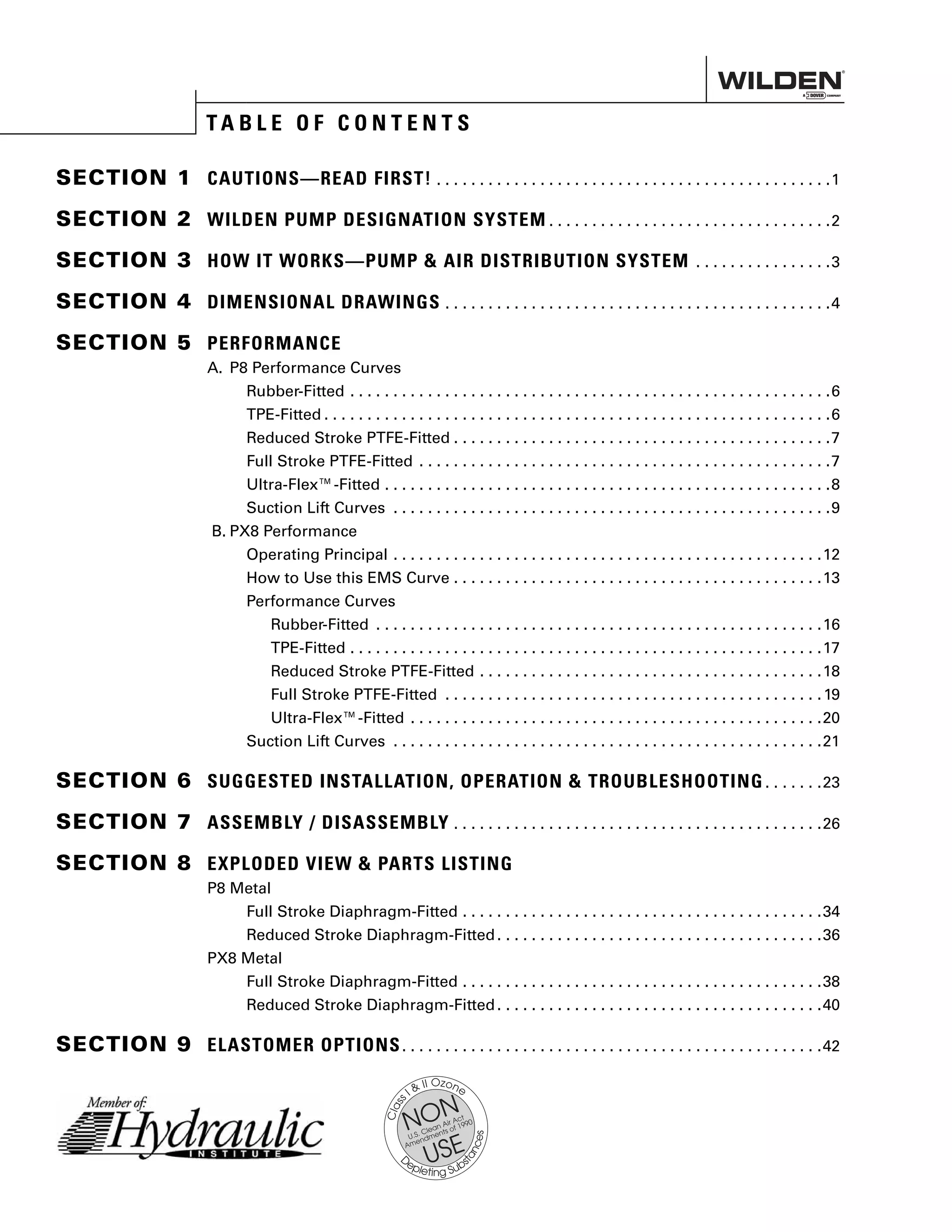 Wilden pump p8 | PDF