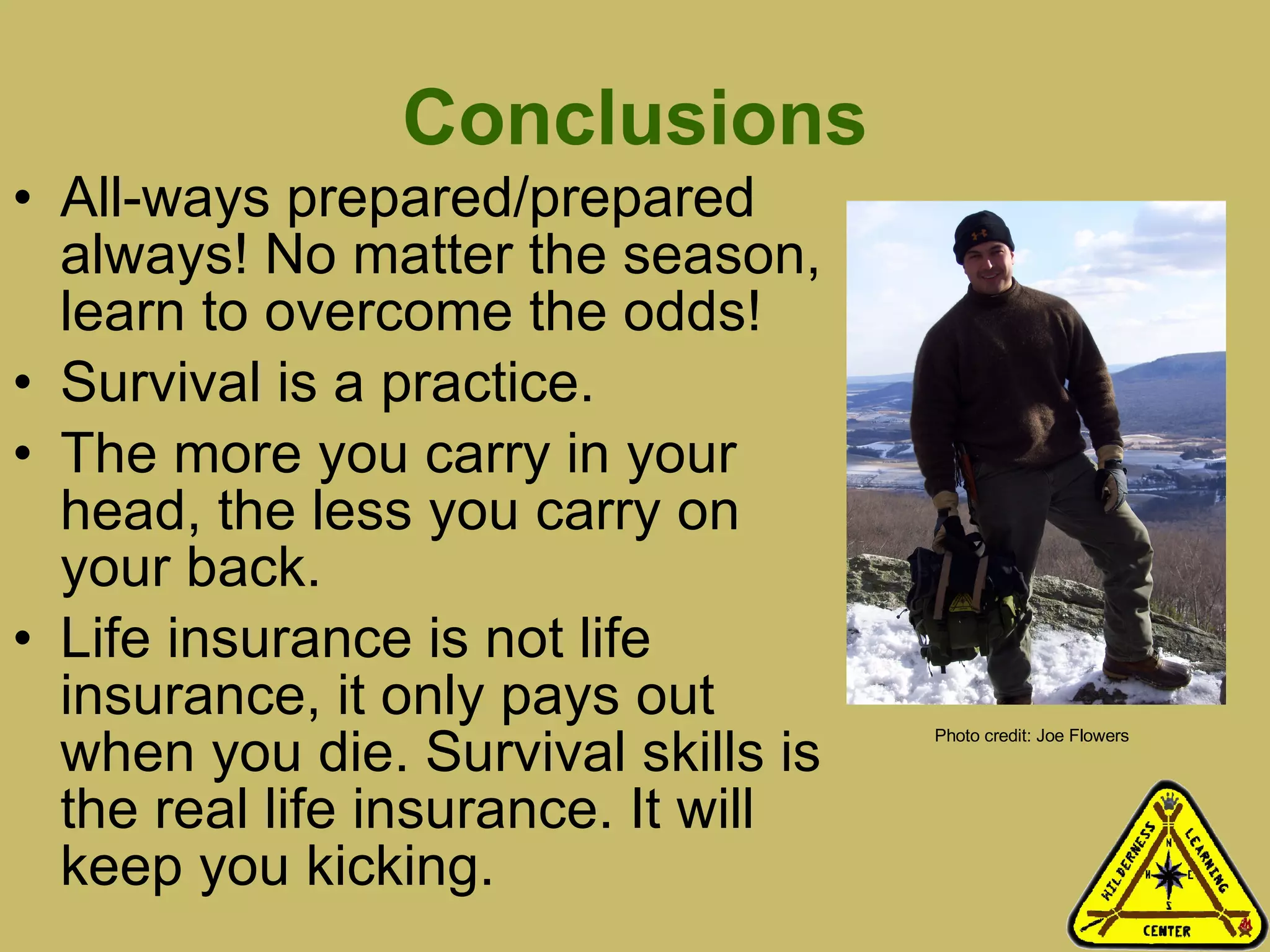 Wilderness Survival Primer | PPT
