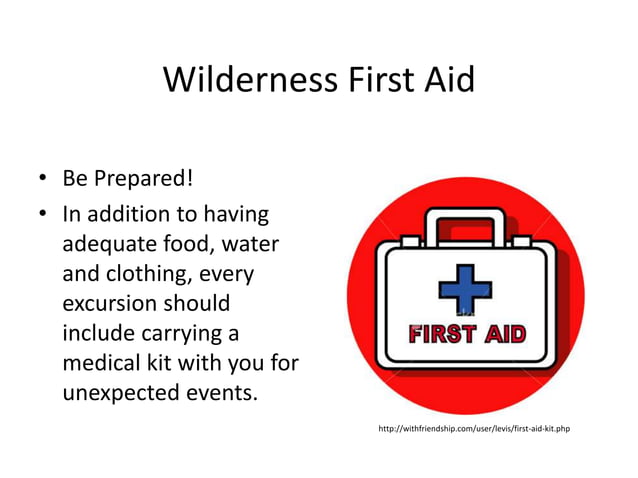 ONTAP - Wilderness First Aid 1 | PPTX