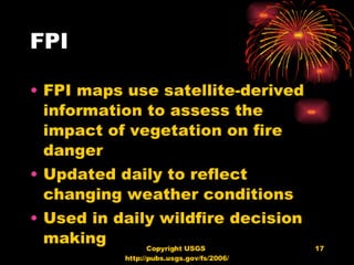 USGS Wildfire Hazards | PDF