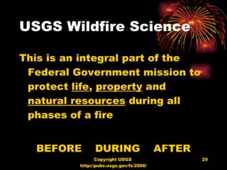 USGS Wildfire Hazards | PDF