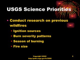 USGS Wildfire Hazards | PDF