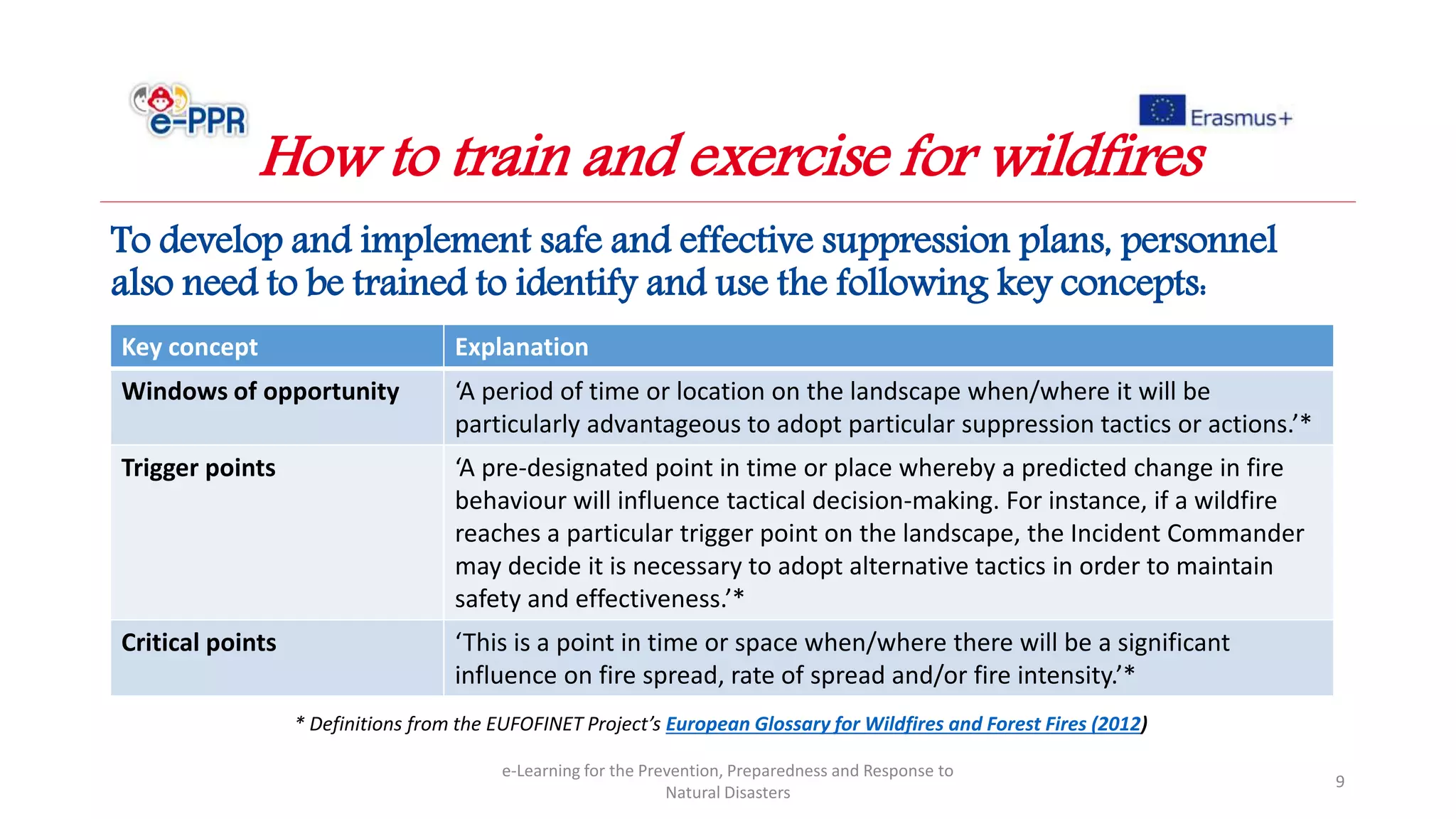 Professionals - Wildfires - Preparedness part 2 | PPTX