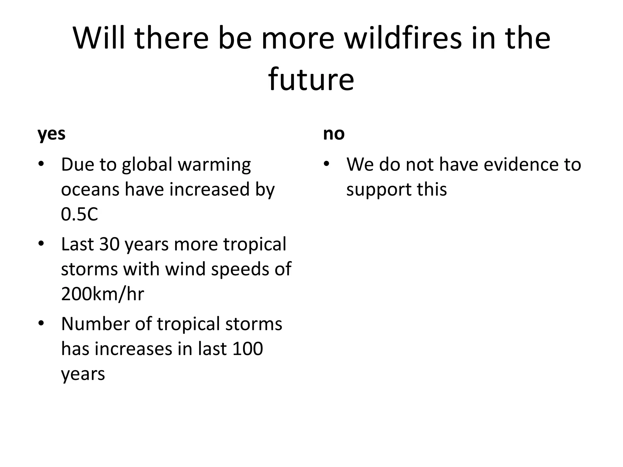 Wildfires revision guide | PPTX