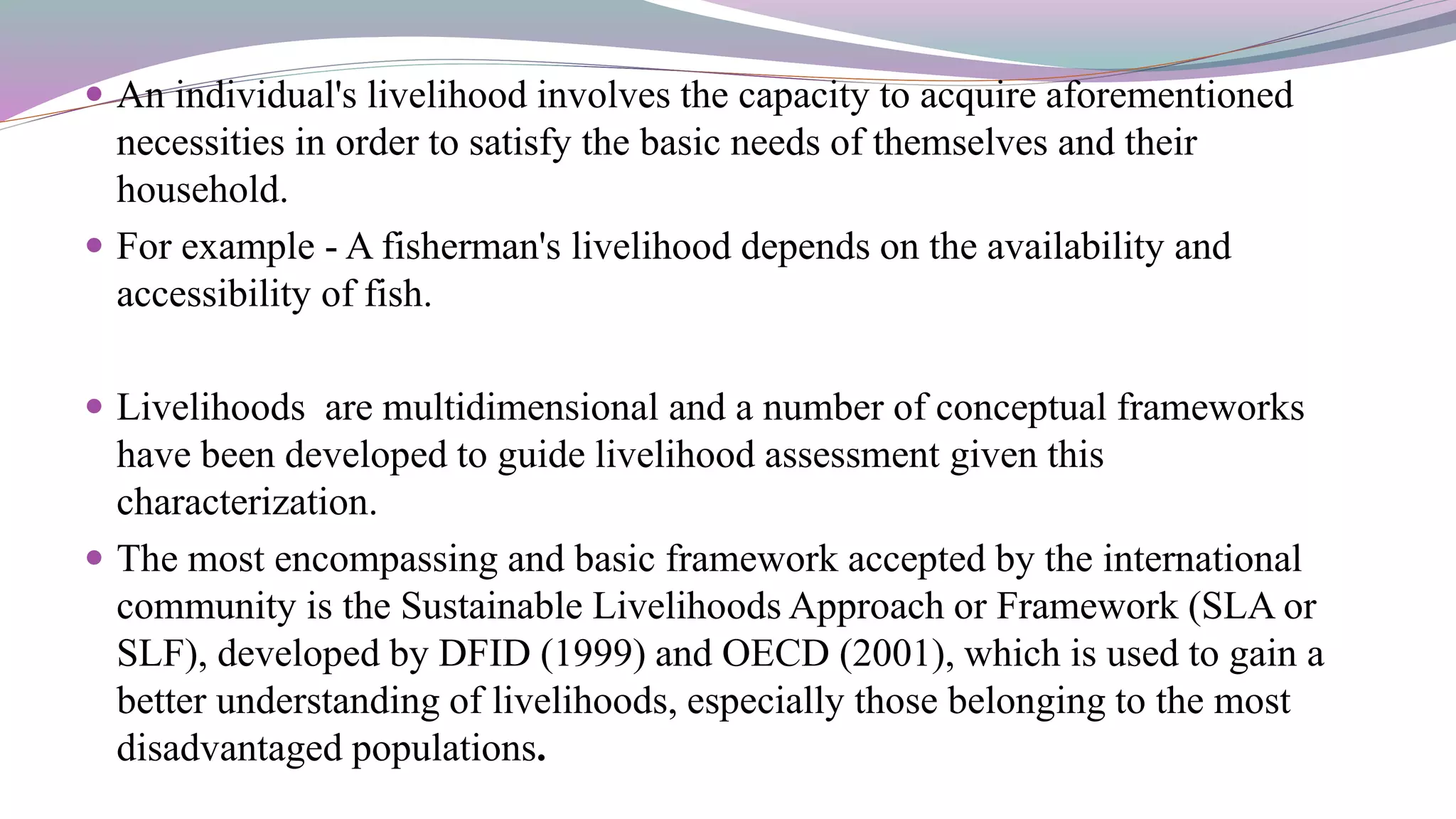 Wildlife and livelihood | PPTX