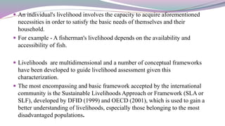 Wildlife and livelihood | PPTX