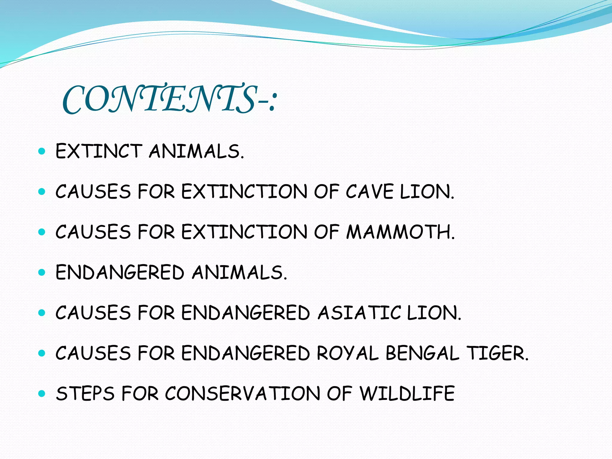 Wildlife conservation | PPT
