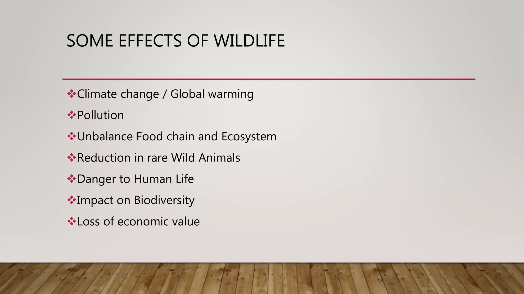 Wildlife conservation ppt | PPTX